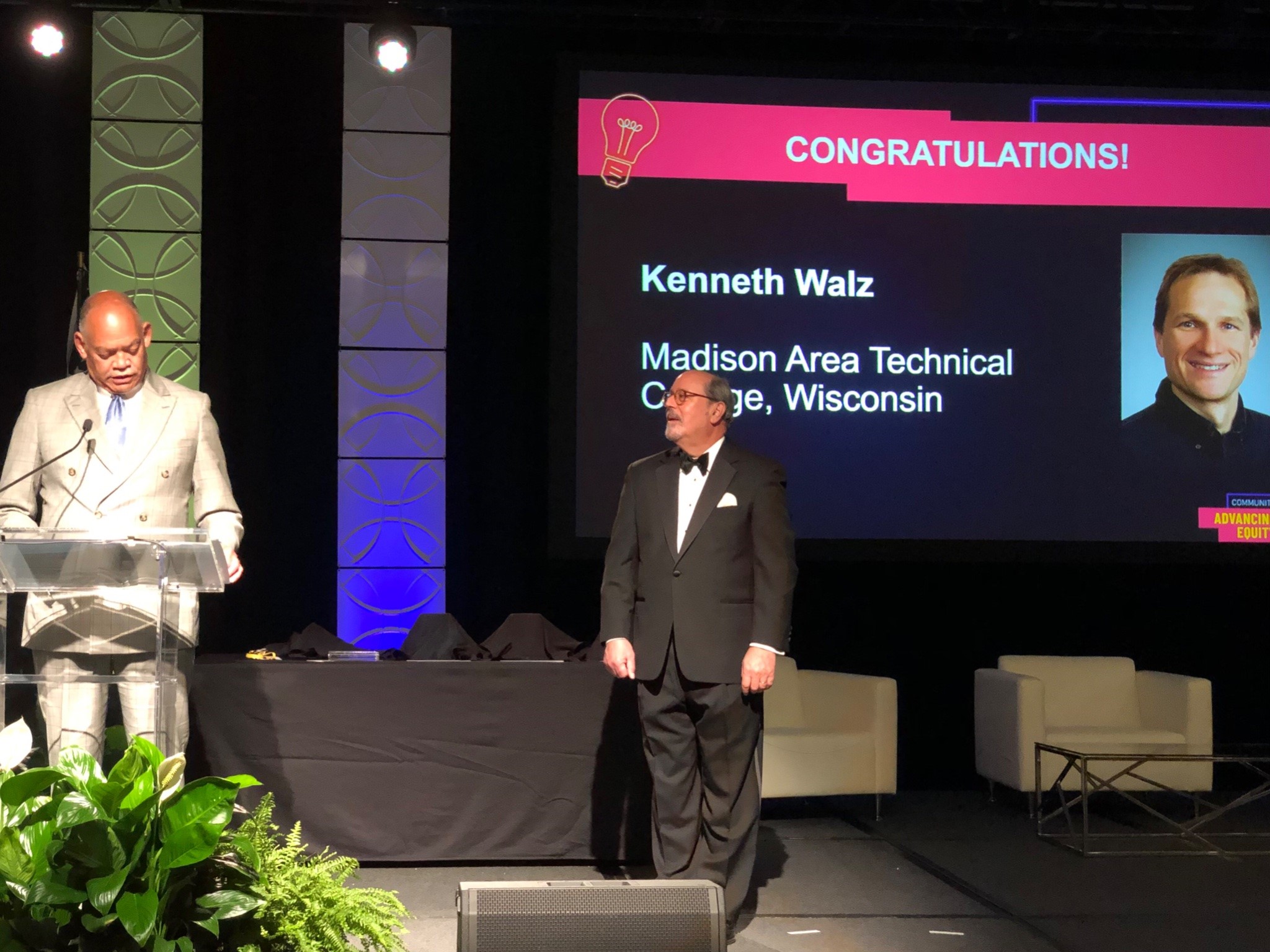 Walz receives national, regional honors from ACCT | Madison College