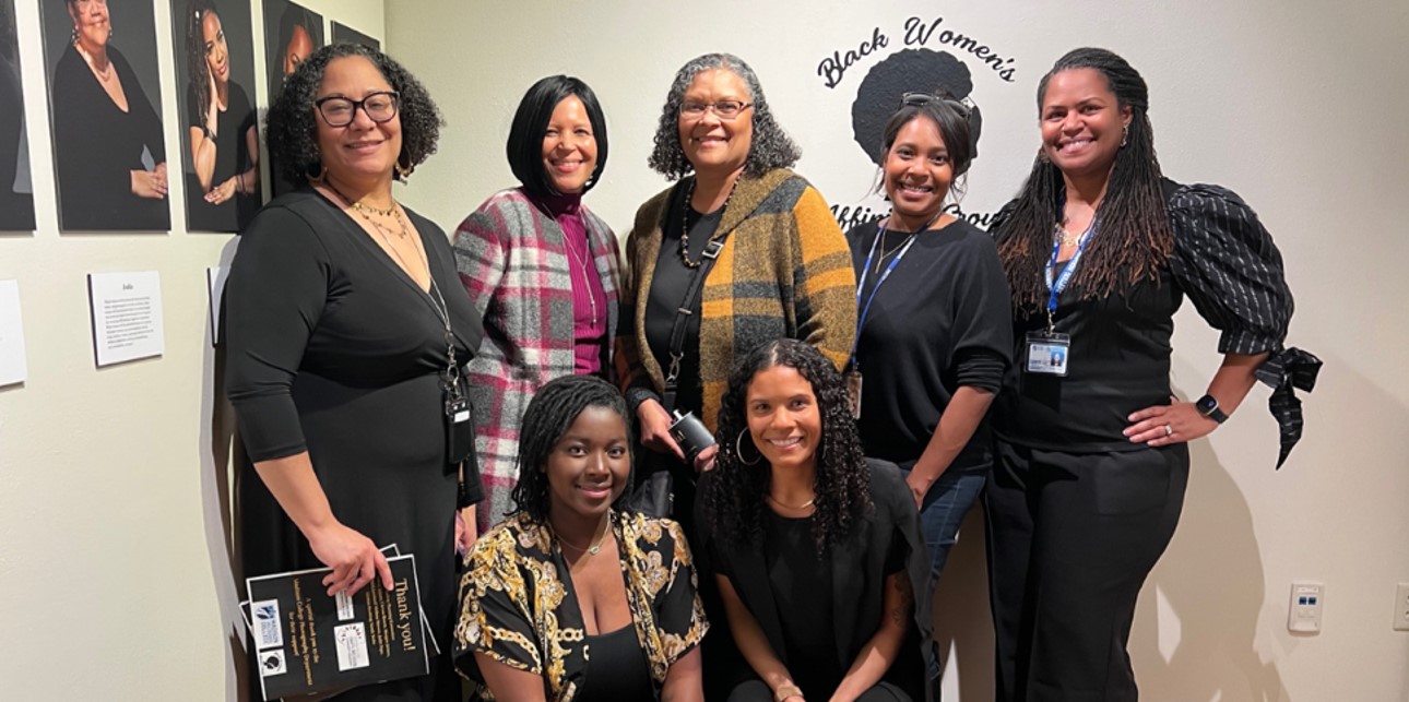 The College's Black Women's Affinity Group celebrates art gallery ...
