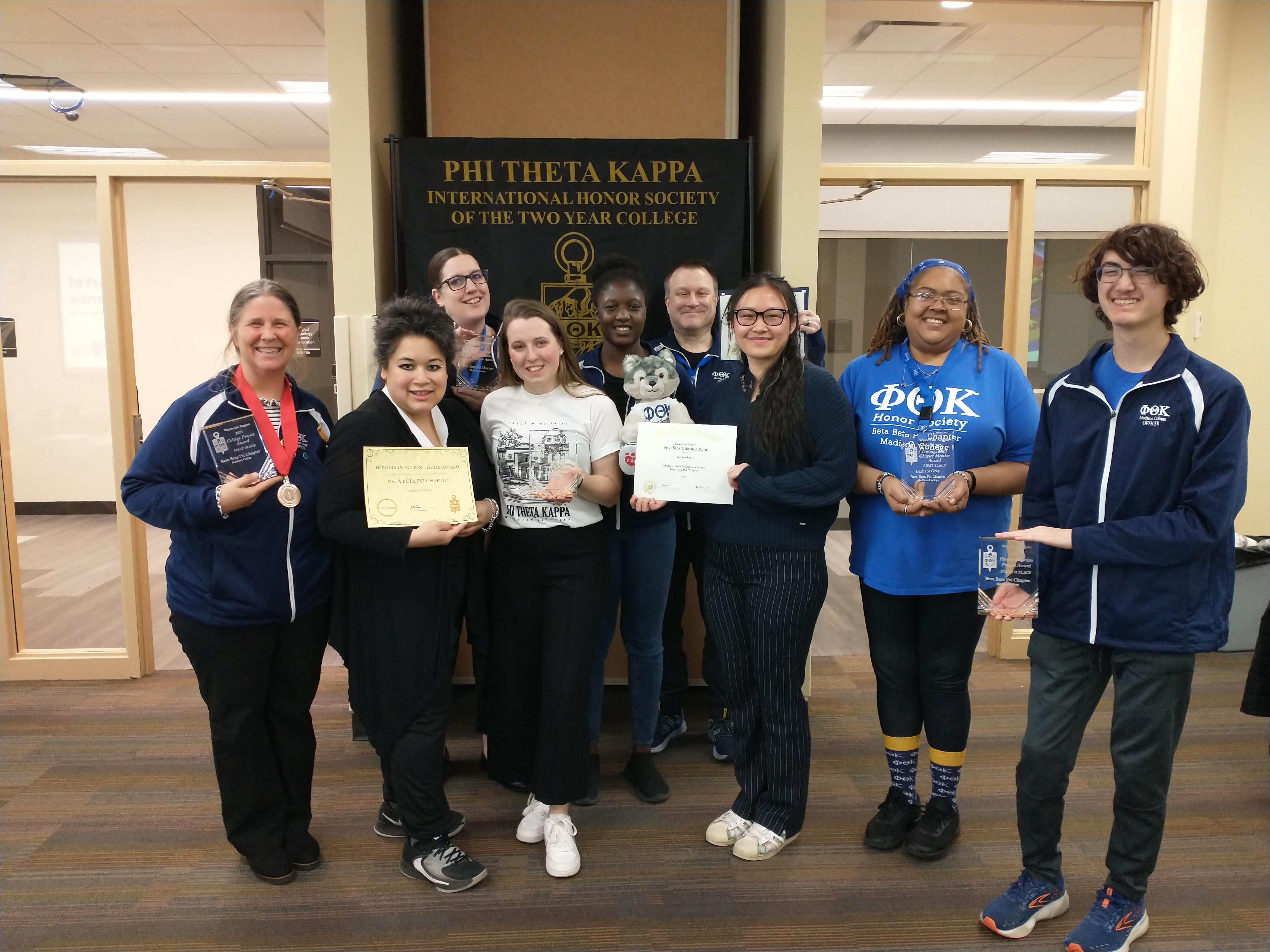 Madison College Phi Theta Kappa Chapter recognized with highest ...